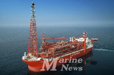 삼성중 인도 FPSO 성공건조, 출항